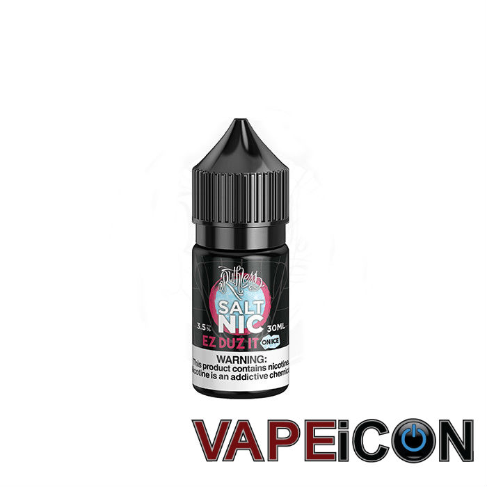 Ez Duz It on Ice Salt Nic by Ruthless Vapor | Vape Icon™